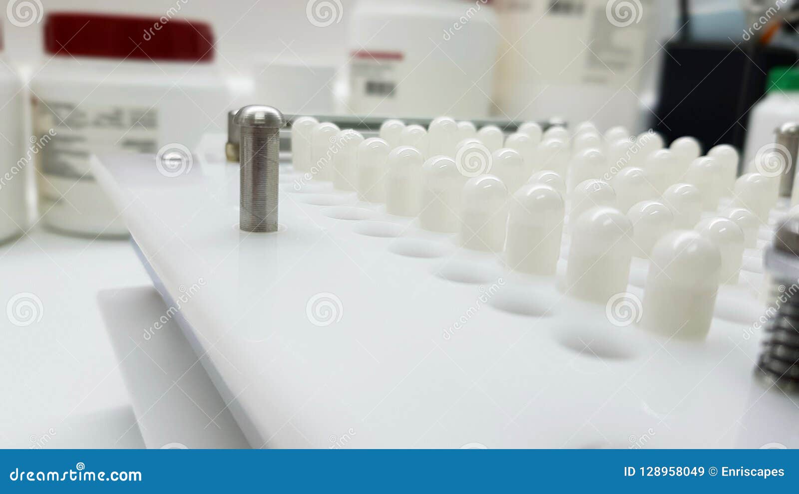 Capsules compounding stock image. Image of compounding - 128958049