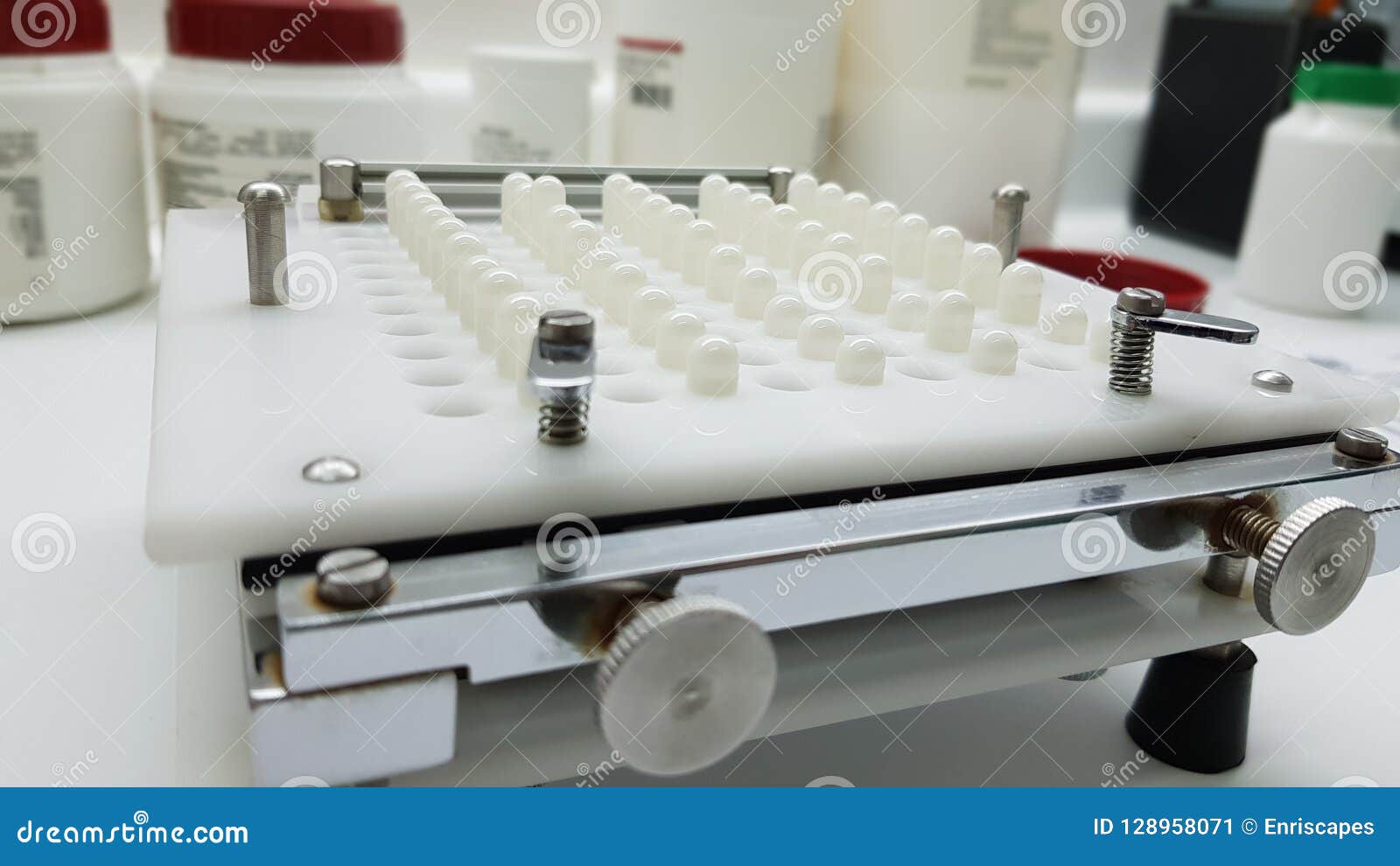 Capsules compounding stock image. Image of compounded - 128958071