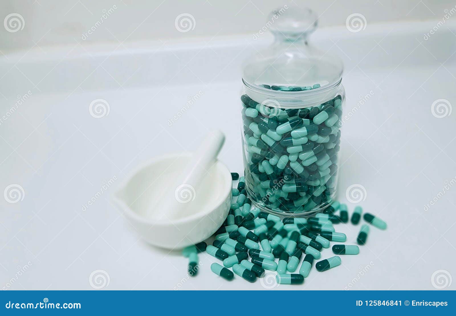 Capsules Compounding Isolated Stock Image - Image of quality, medicine ...