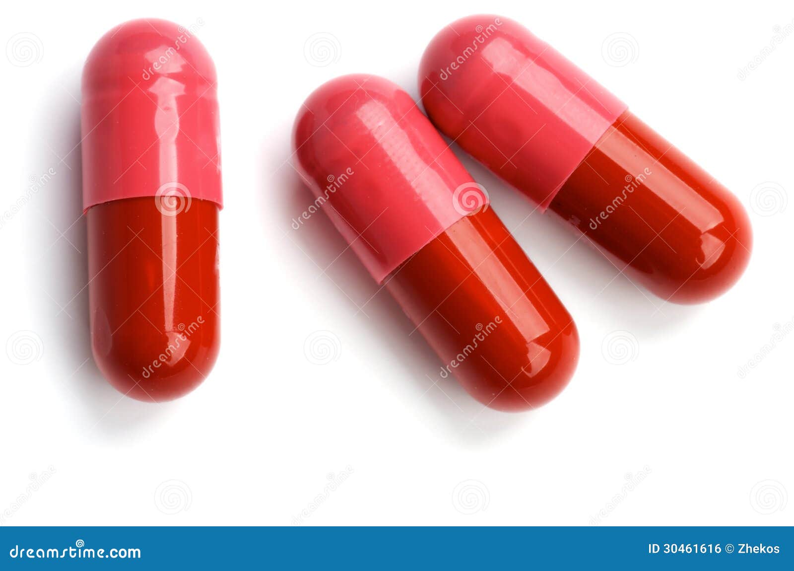 Capsules de pilule photo stock. Image du vitamine, dessus - 30461616