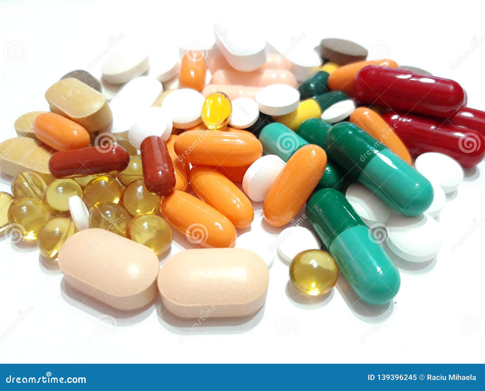 Colorful Pills, Capsules, Tablets Stock Image - Image of pharmaceutical ...