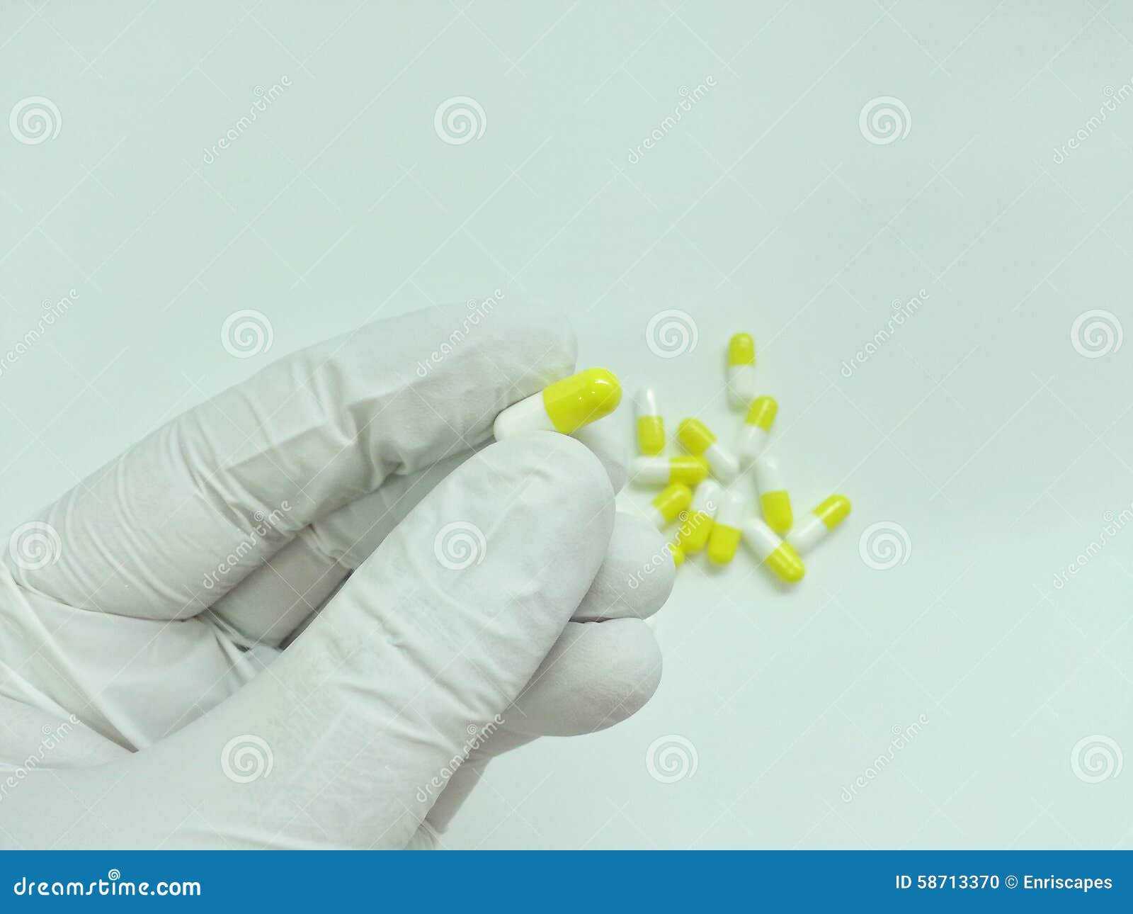 Capsules in laboratory stock photo. Image of medical - 58713370