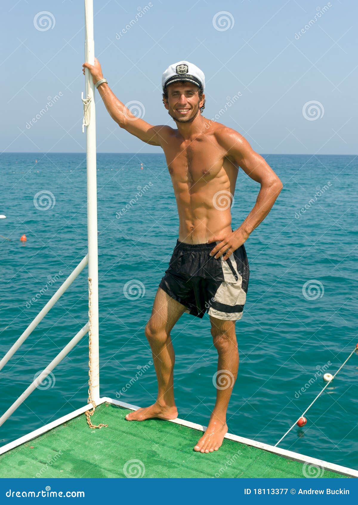 Captain stock image. Image of portrait, muscular, human - 18113377