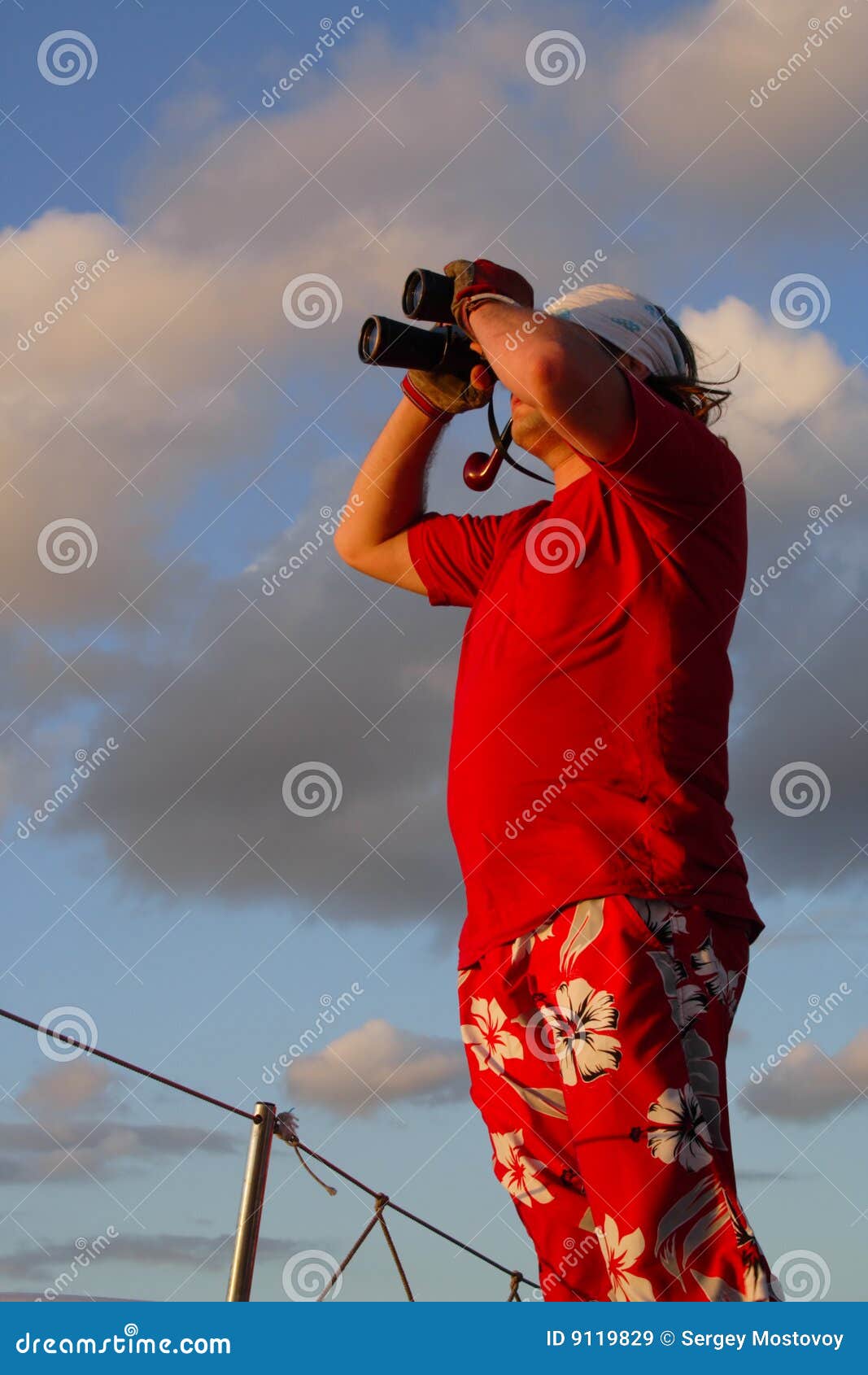 Old Sea Captain With A Pipe Figurine Royalty-Free Stock Photography ...