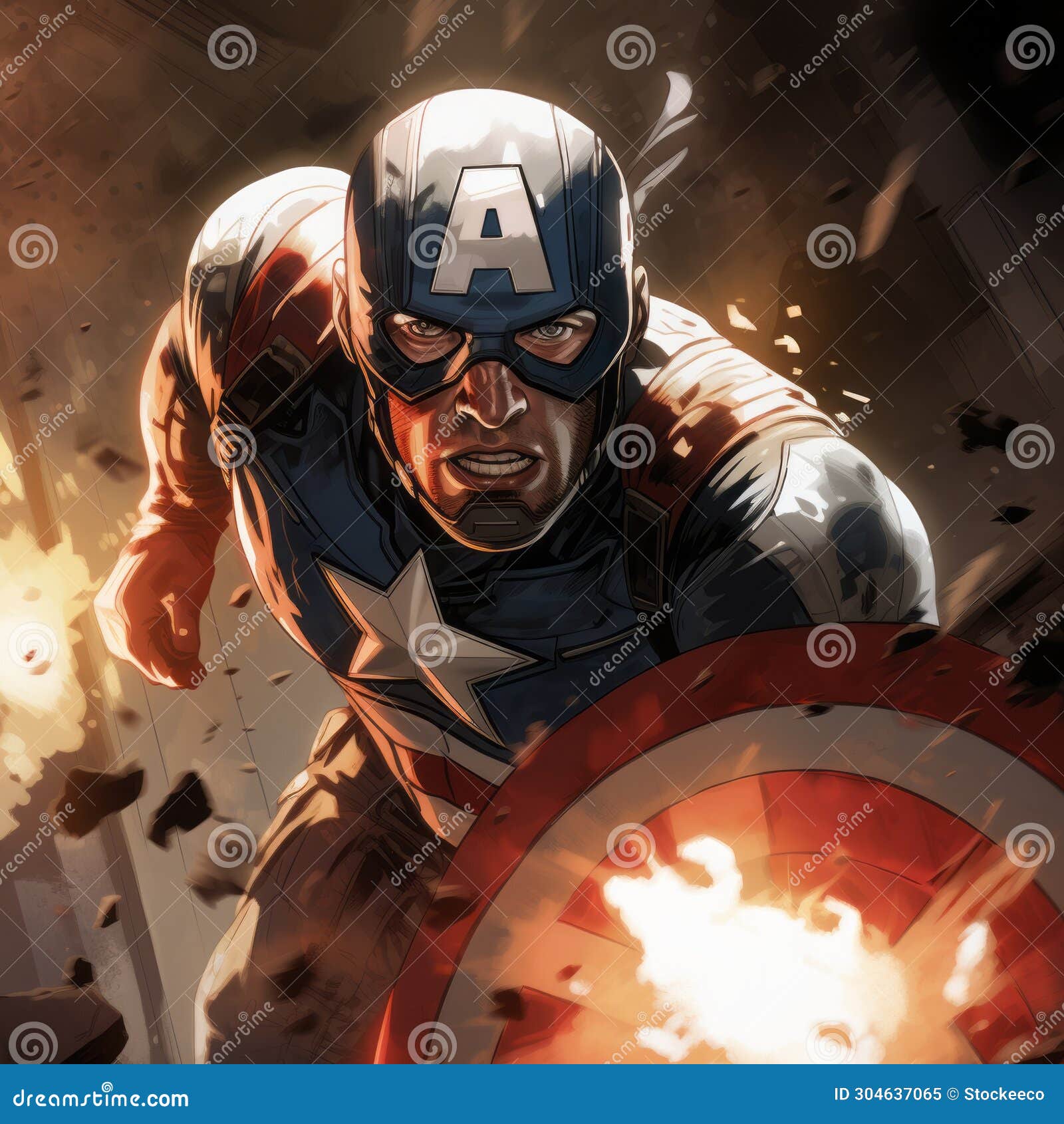 Captain America: Dynamic Action Scenes with Intense Emotional ...