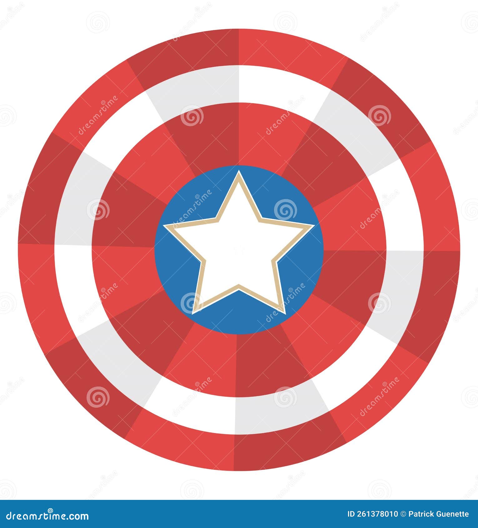 Captain America Shield, Icon Stock Vector - Illustration of graphic ...