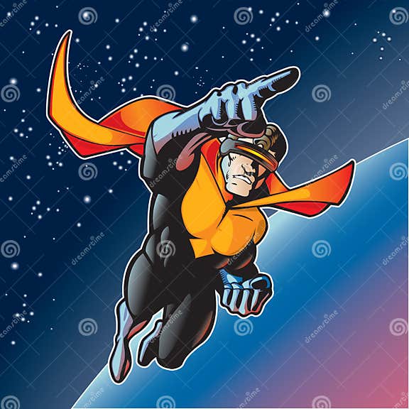 Captain Blast Beam 2 stock vector. Illustration of muscle - 20450090