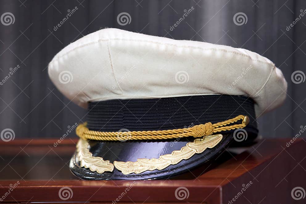 Captain hat stock photo. Image of plastic, table, captain - 13324684