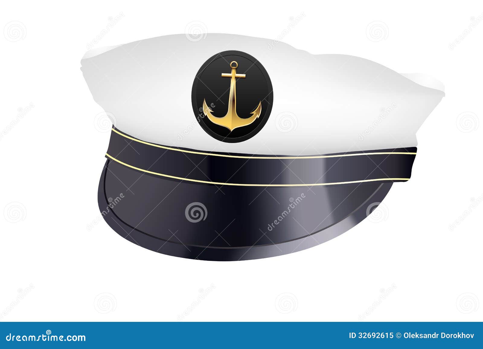 Captain Hat Cartoon Vector | CartoonDealer.com #32702021