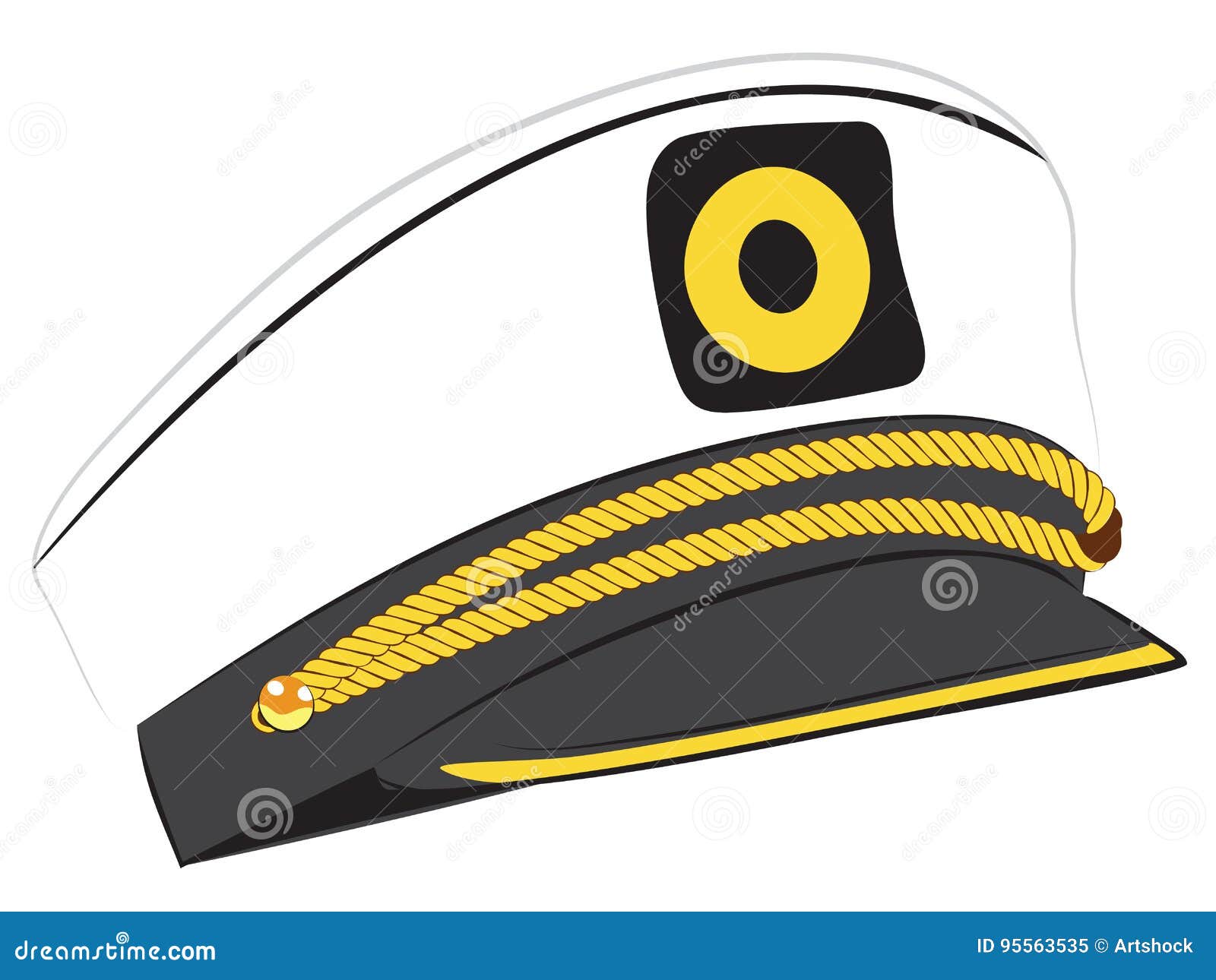 Sailor Captain Hat Drawing