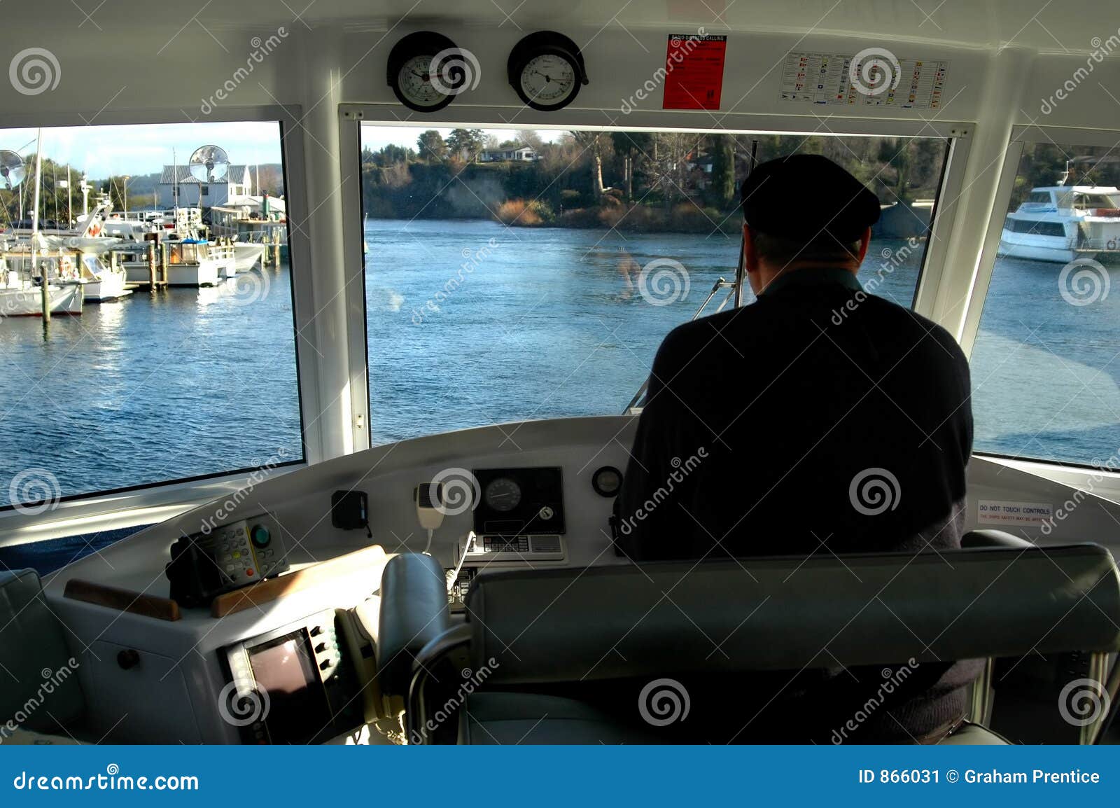 Captain of Launch stock image. Image of captain, clock - 866031
