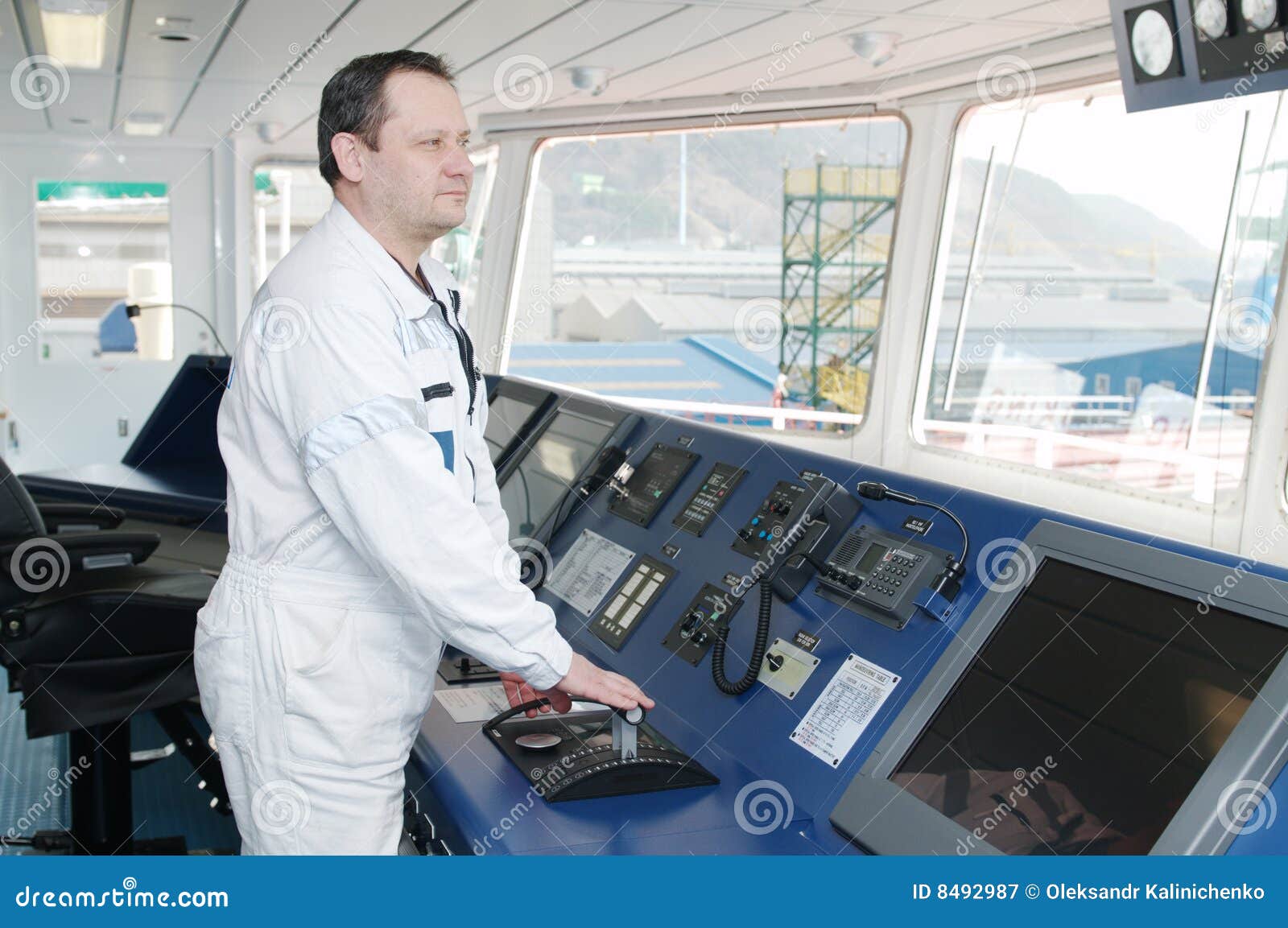 Captain Of The Ocean Ship Royalty-Free Stock Photography ...