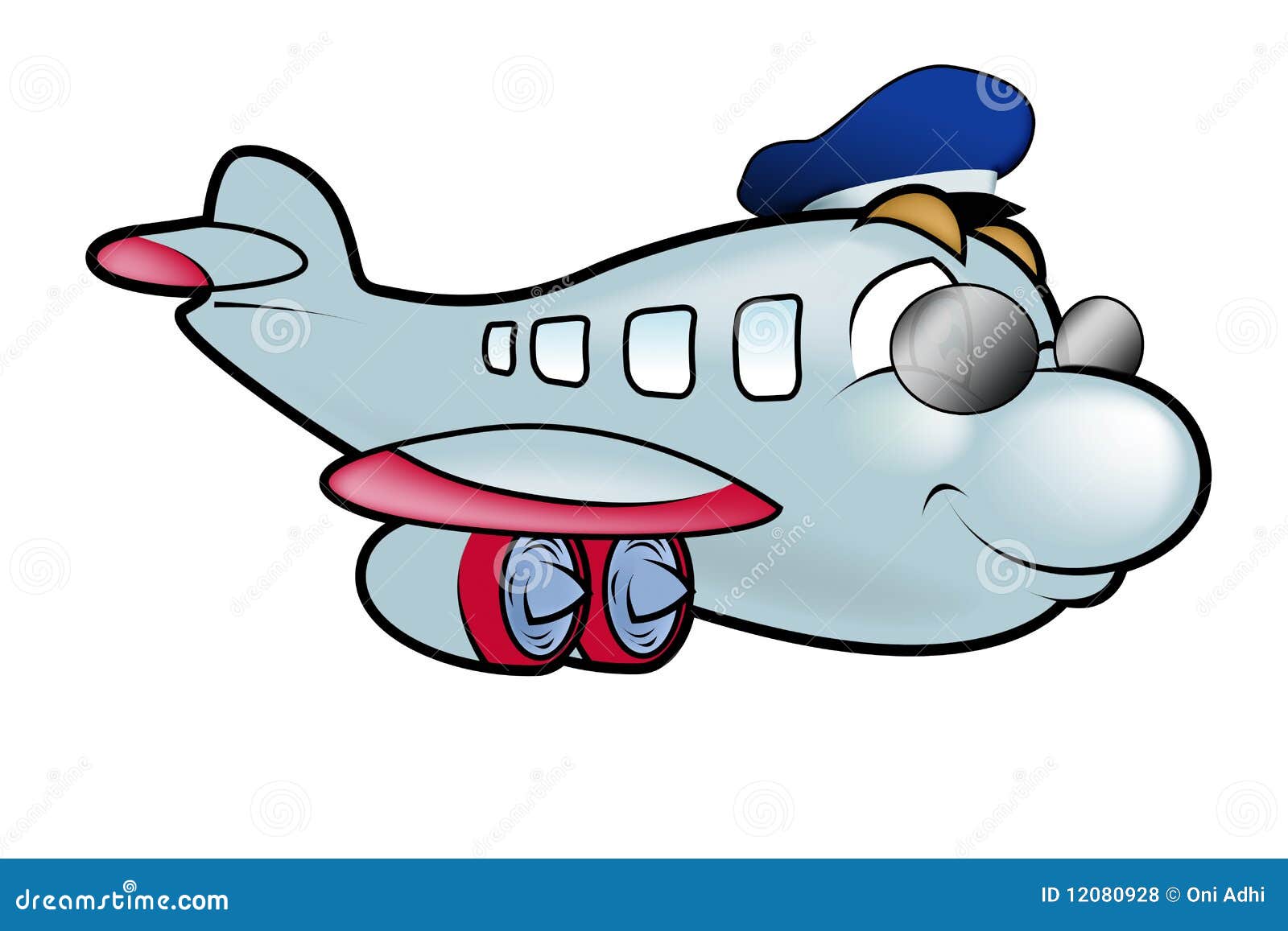 Captain plane stock illustration. Illustration of airport - 12080928