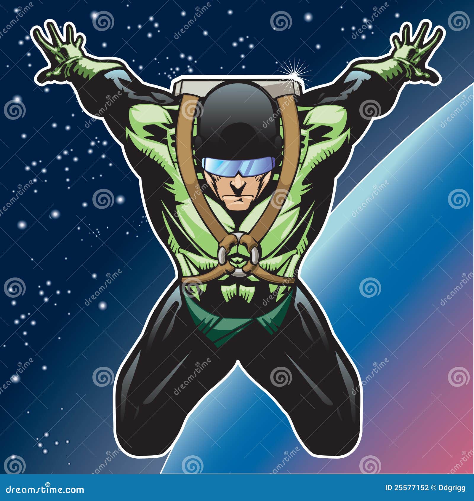 Captain Rocket 5 stock vector. Illustration of incredible - 25577152