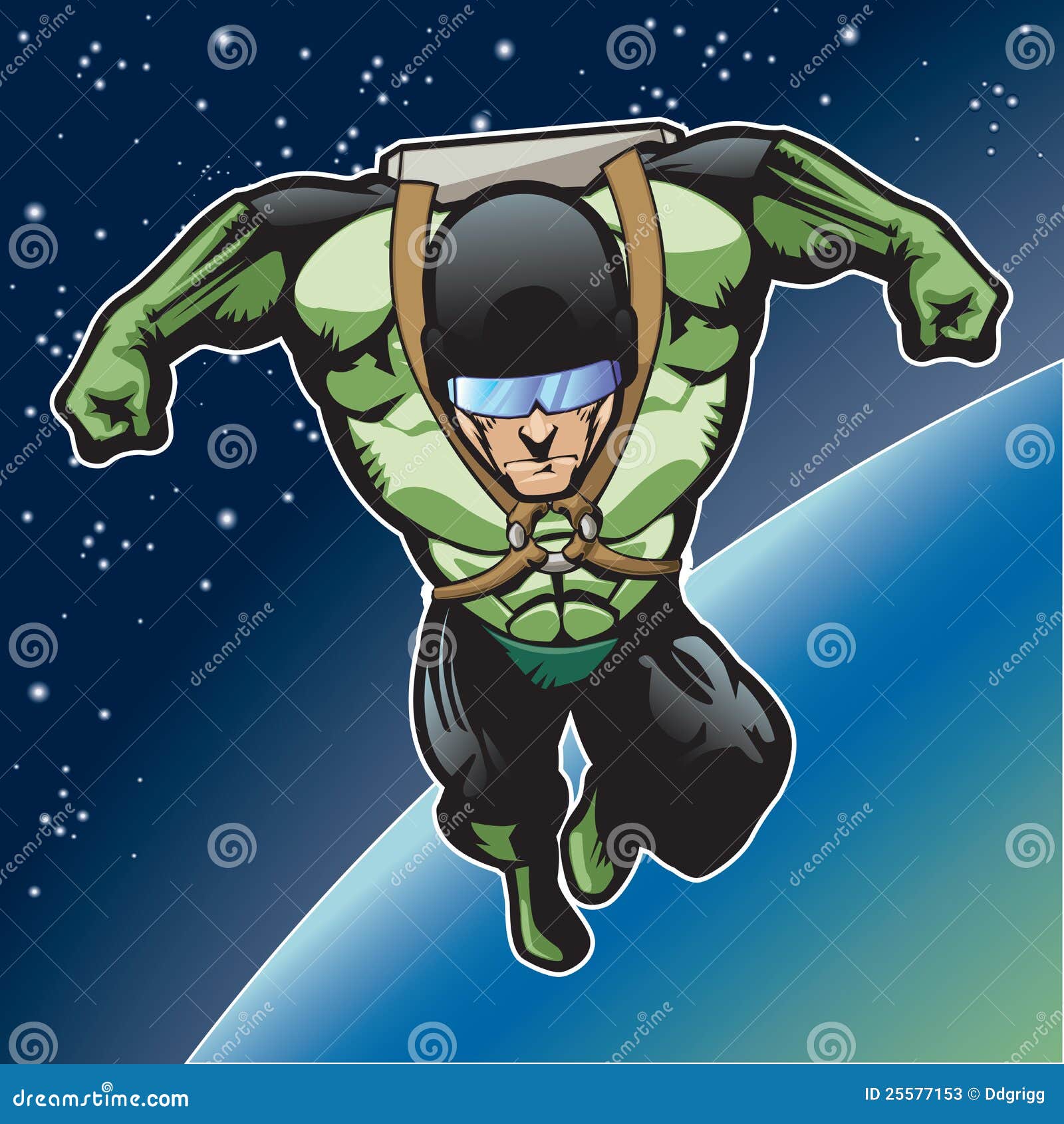 Captain Rocket 7 stock vector. Illustration of comic - 25577153