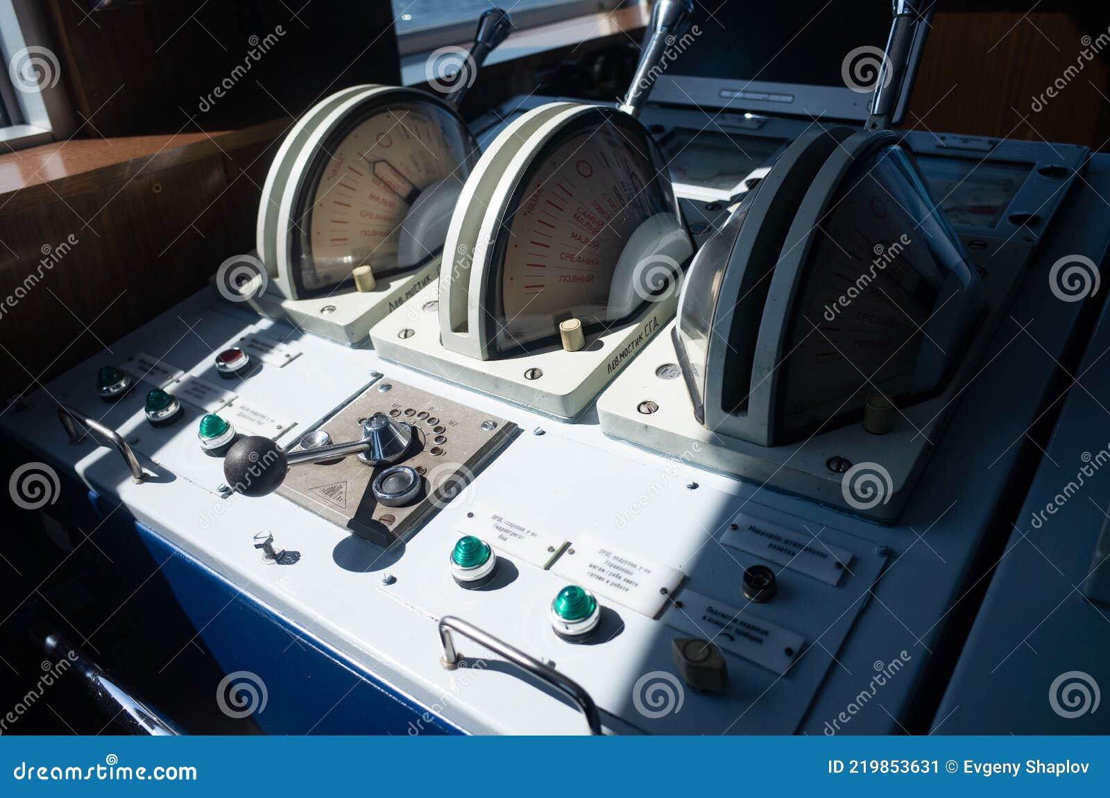 Throttle Levers, Ready To Go. Jet Airliner Cockpit. Royalty-Free Stock ...
