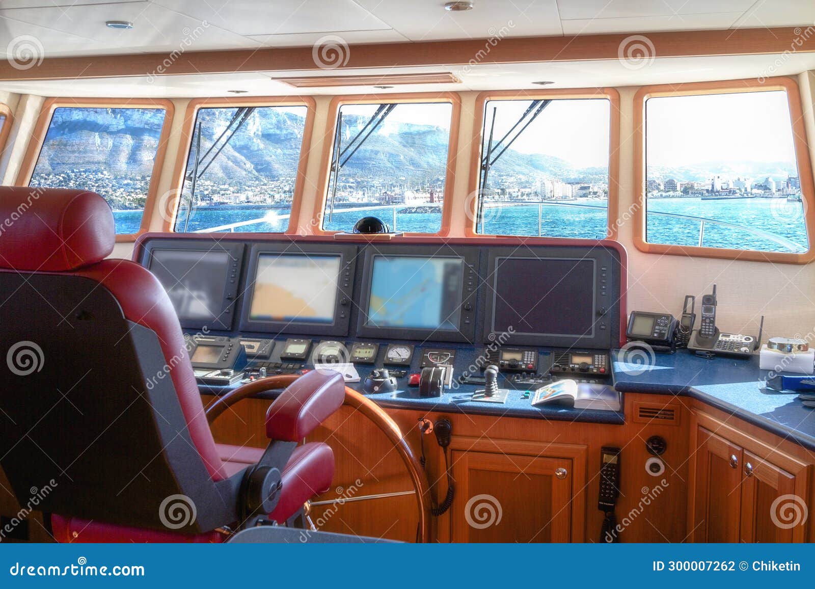 Captain S Cabin with a View of the Mountains Stock Photo - Image of ...