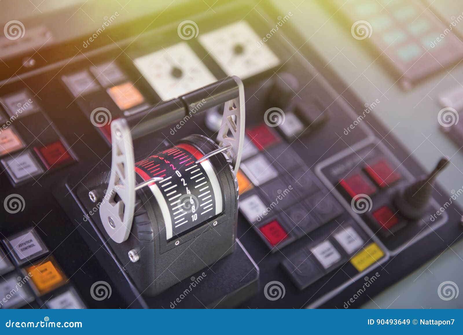 Captain`s Hand on Ship Throttle. Stock Image - Image of speed, drive ...