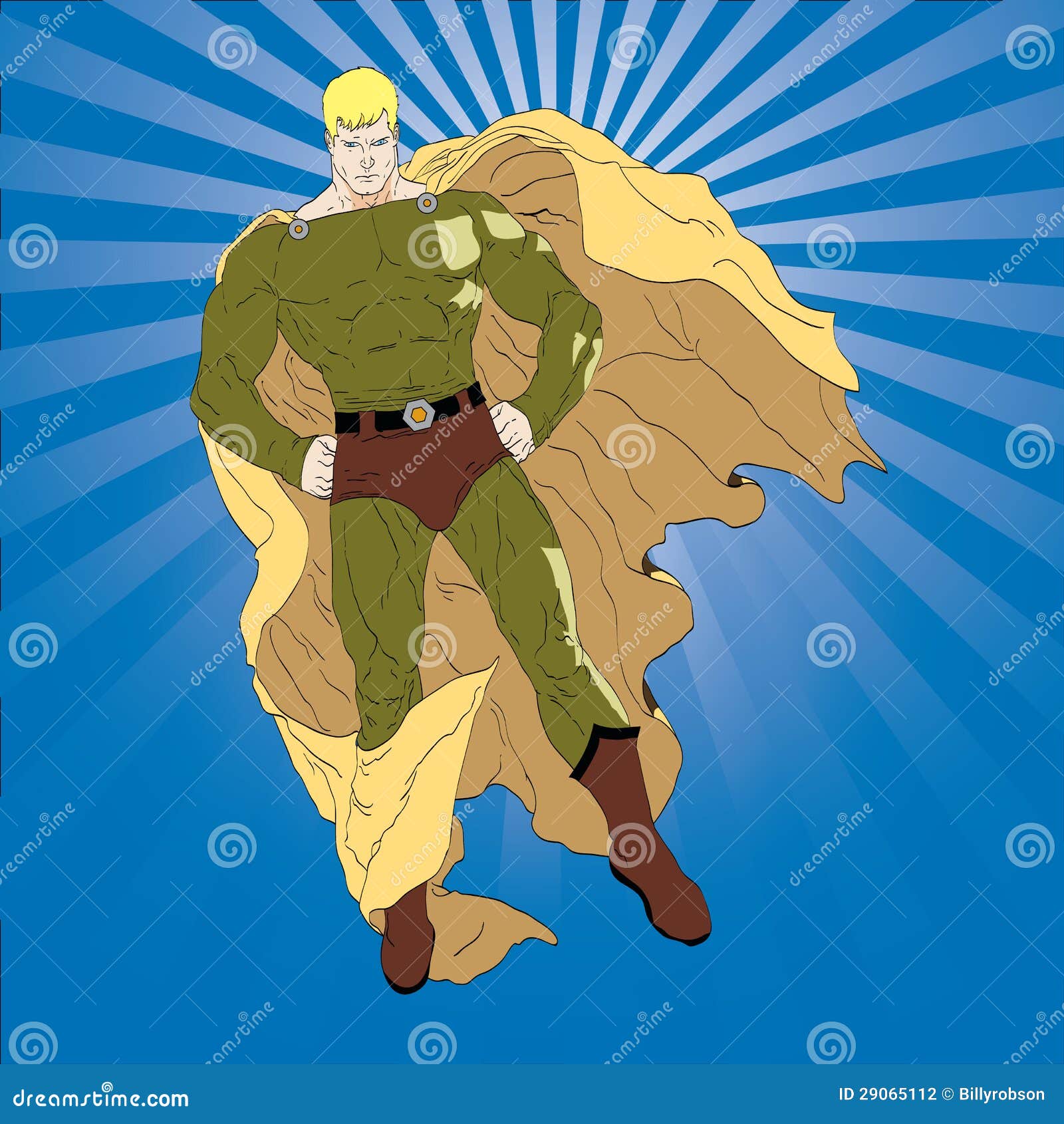 Captain superhero stock vector. Illustration of action - 29065112