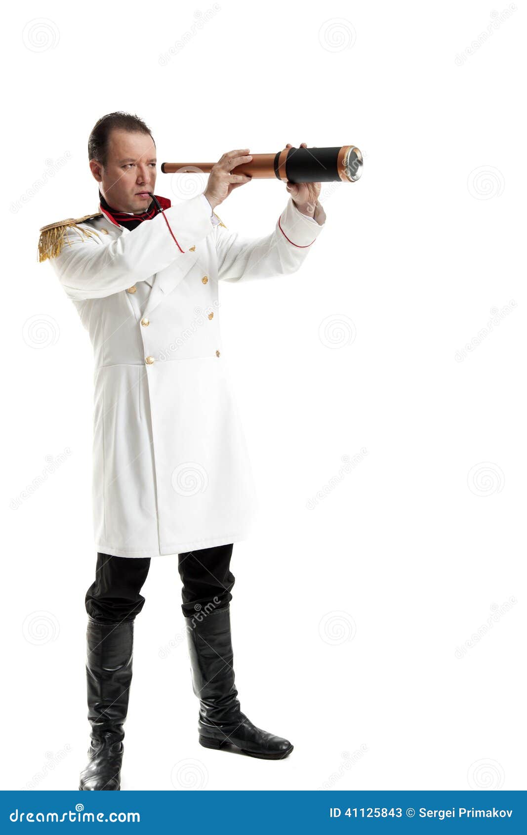 Old Sea Captain With A Pipe Figurine Royalty-Free Stock Photography ...