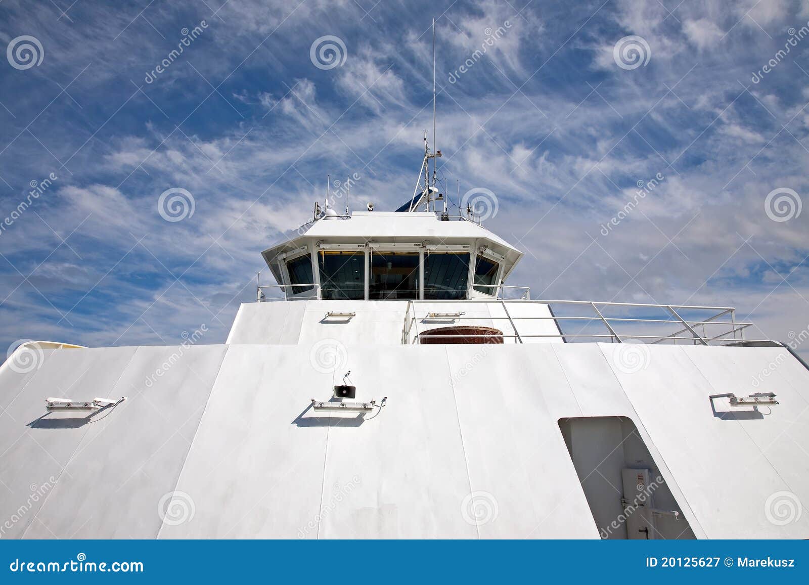 Captains bridge front view stock image. Image of scandinavia - 20125627
