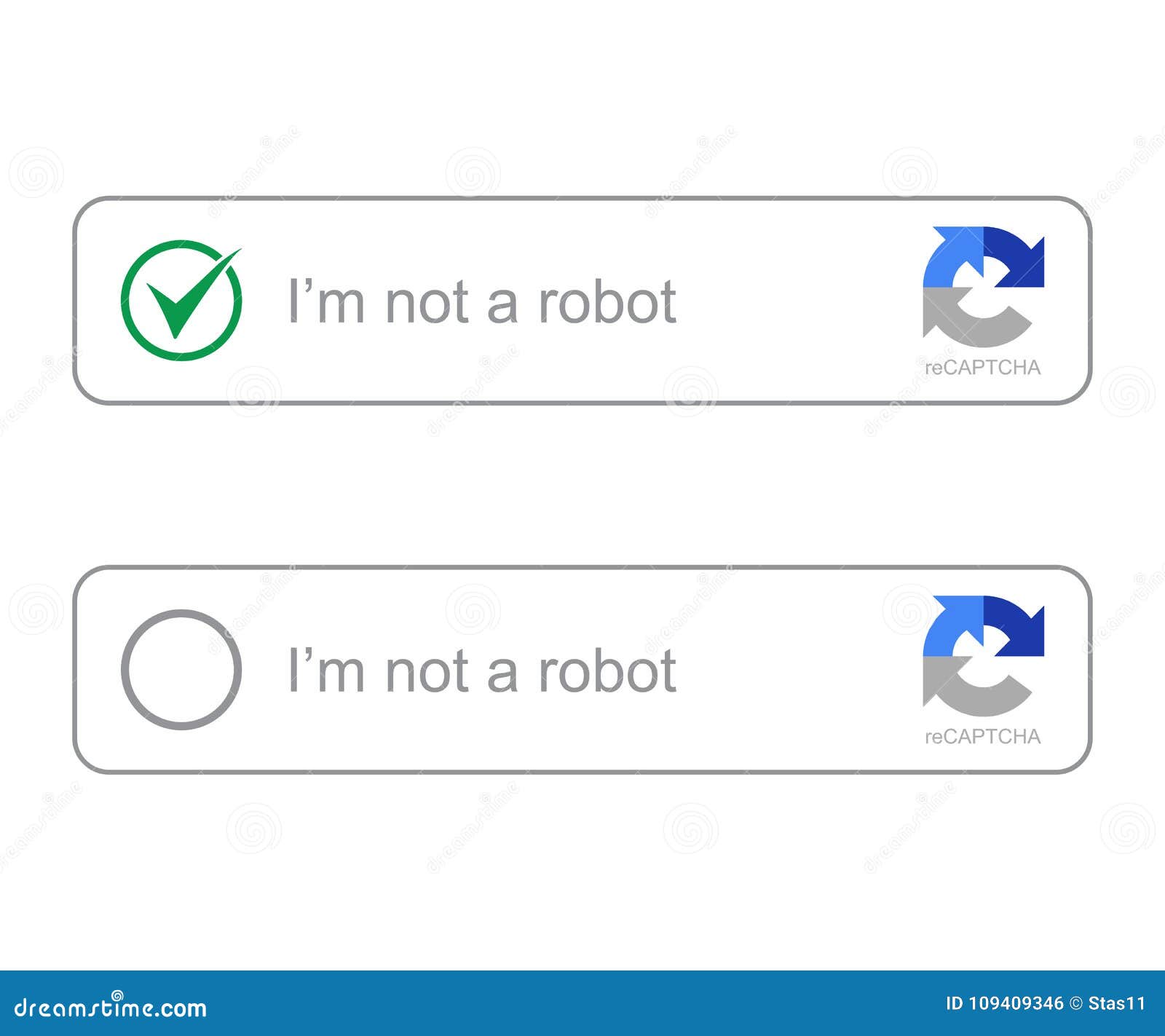 Captcha I am on a Robot Vector Computer Code Stock Vector ...