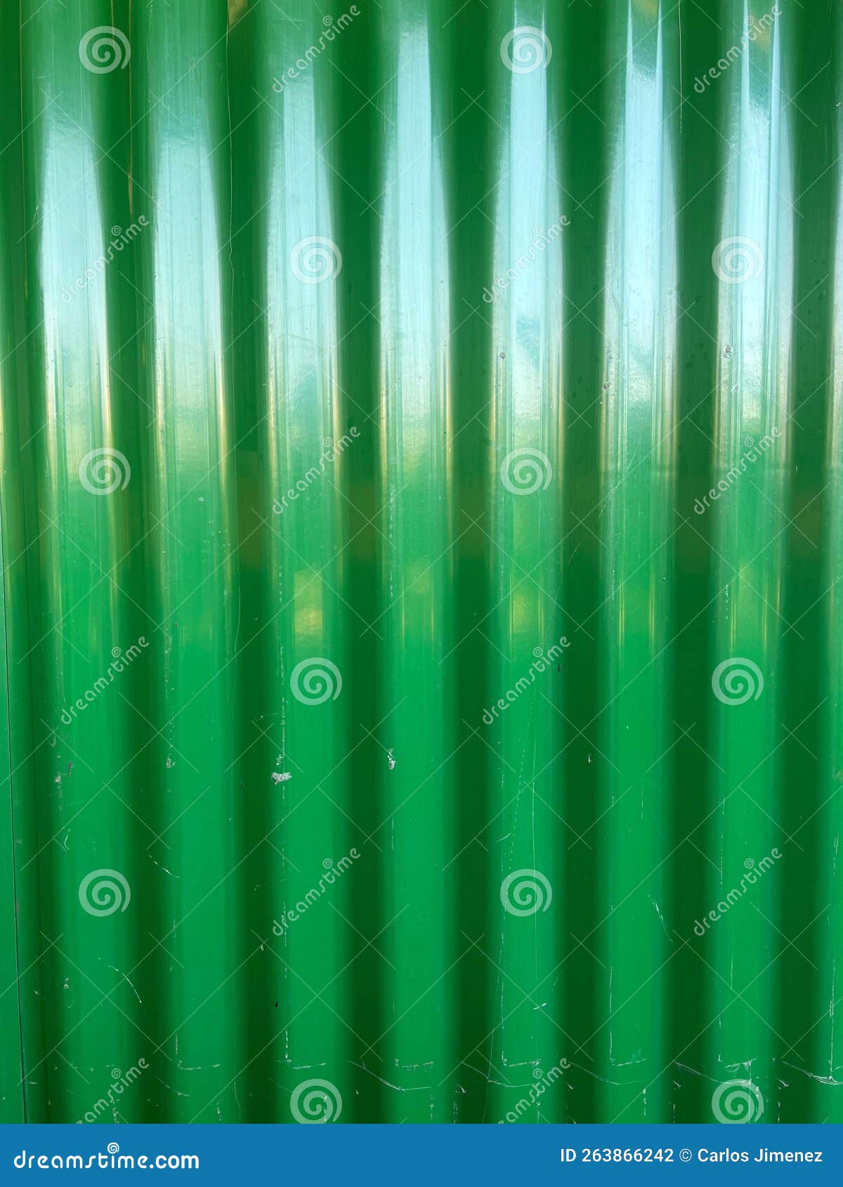Green Corrugated Metal Texture Pattern Stock Illustration ...
