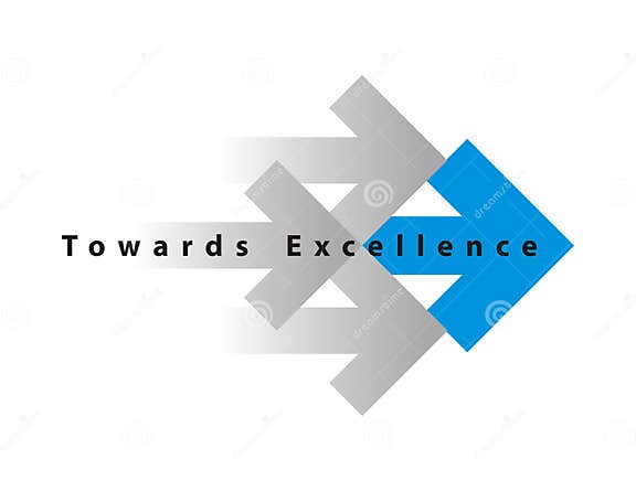 Caption / Logo-Excellence stock illustration. Illustration of compete ...