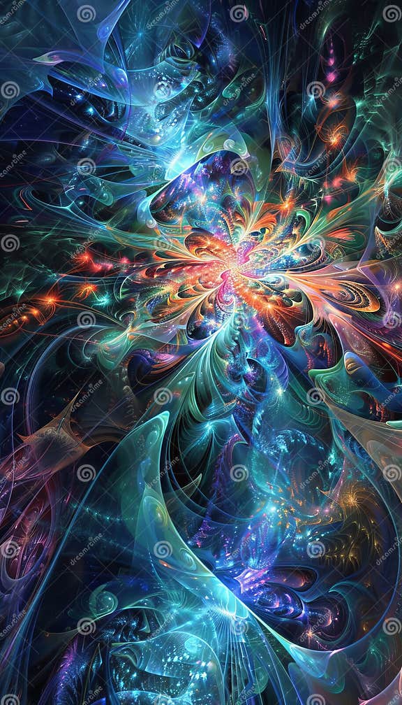 A Captivating Abstract Artwork Exploring the Concept of Quantum ...