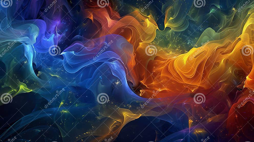 A Captivating Abstract Artwork Exploring the Intricacies of Quantum ...