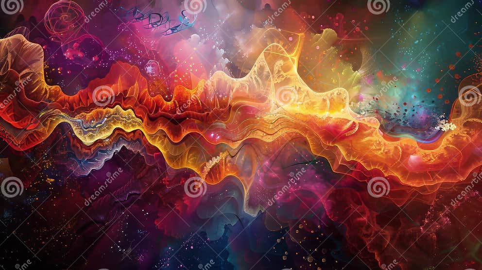 A Captivating Abstract Artwork Exploring the Mysteries of Quantum ...