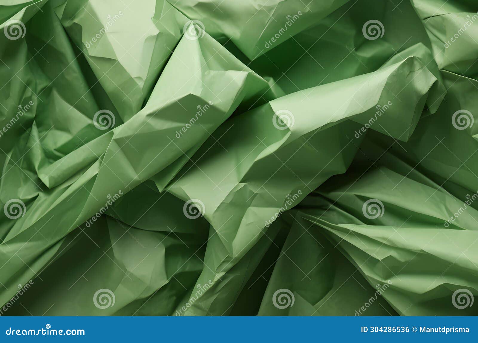 Green Crumpled Paper Texture Abstract Background Stock Illustration ...