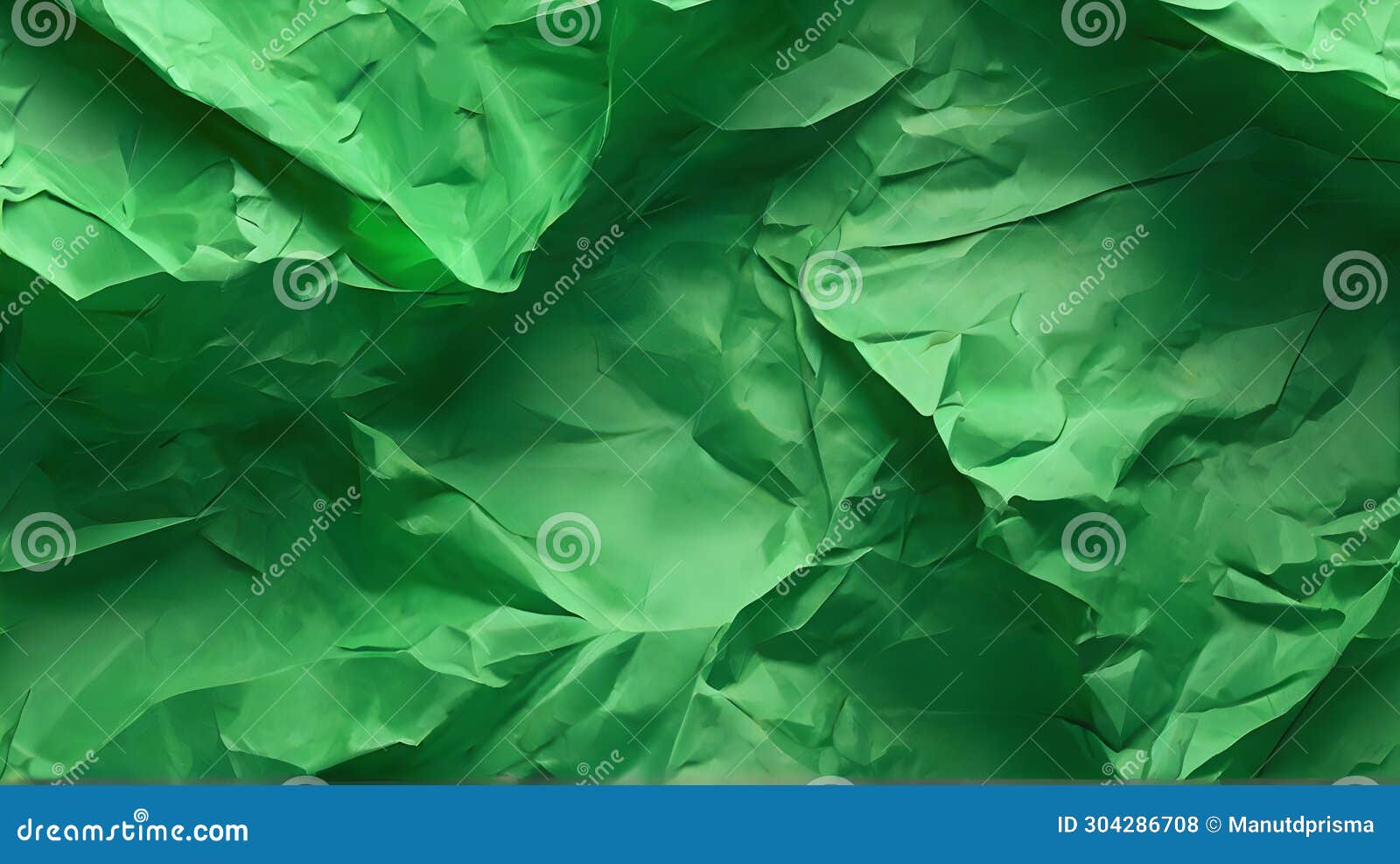 Green Crumpled Paper Texture Abstract Background Stock Illustration ...