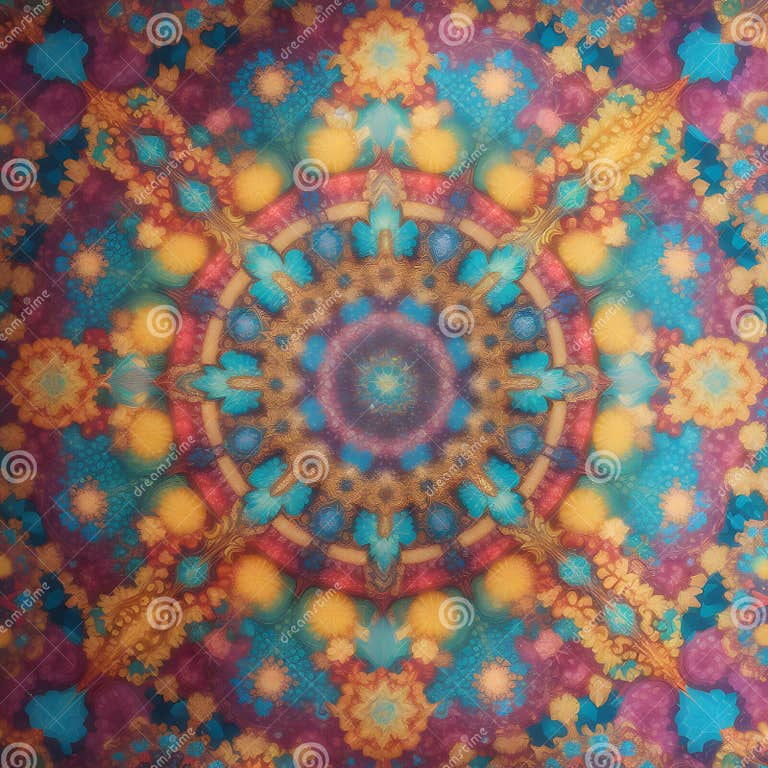 A Captivating Abstract Flower Pattern that Radiates with Color and ...