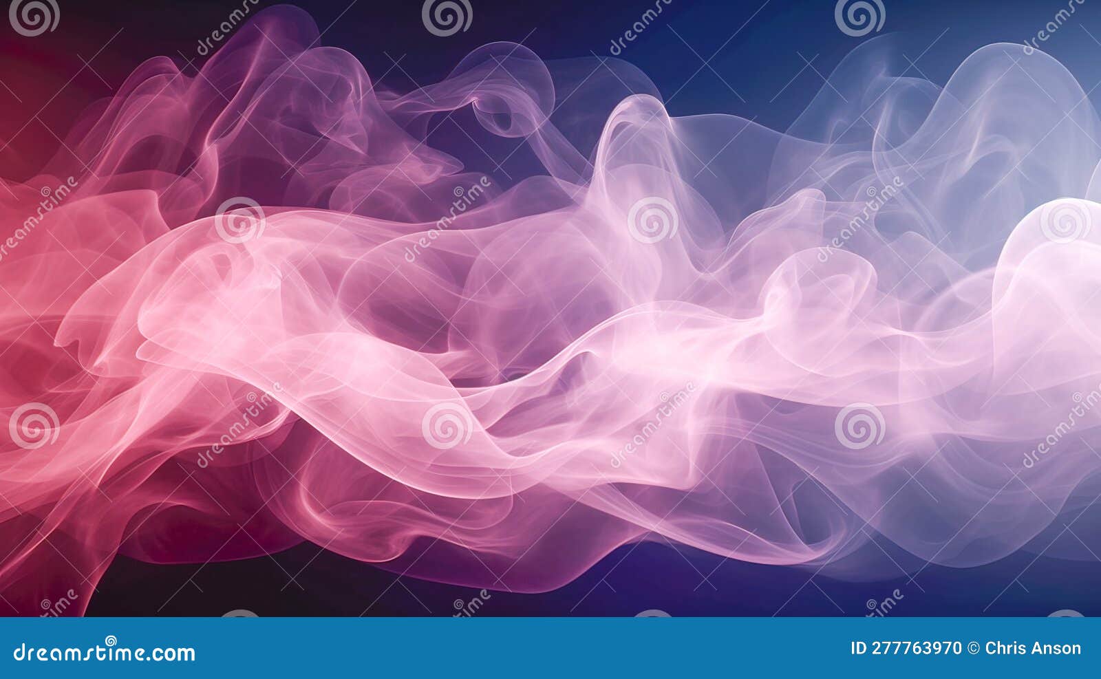 Luminous Pink Wavy Line Of Light On A Transparent Background. Pink ...