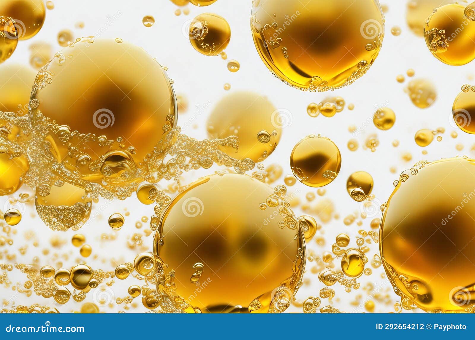 Captivating Abstract Natural Liquid Fluid Splash with Oil Bubbles ...