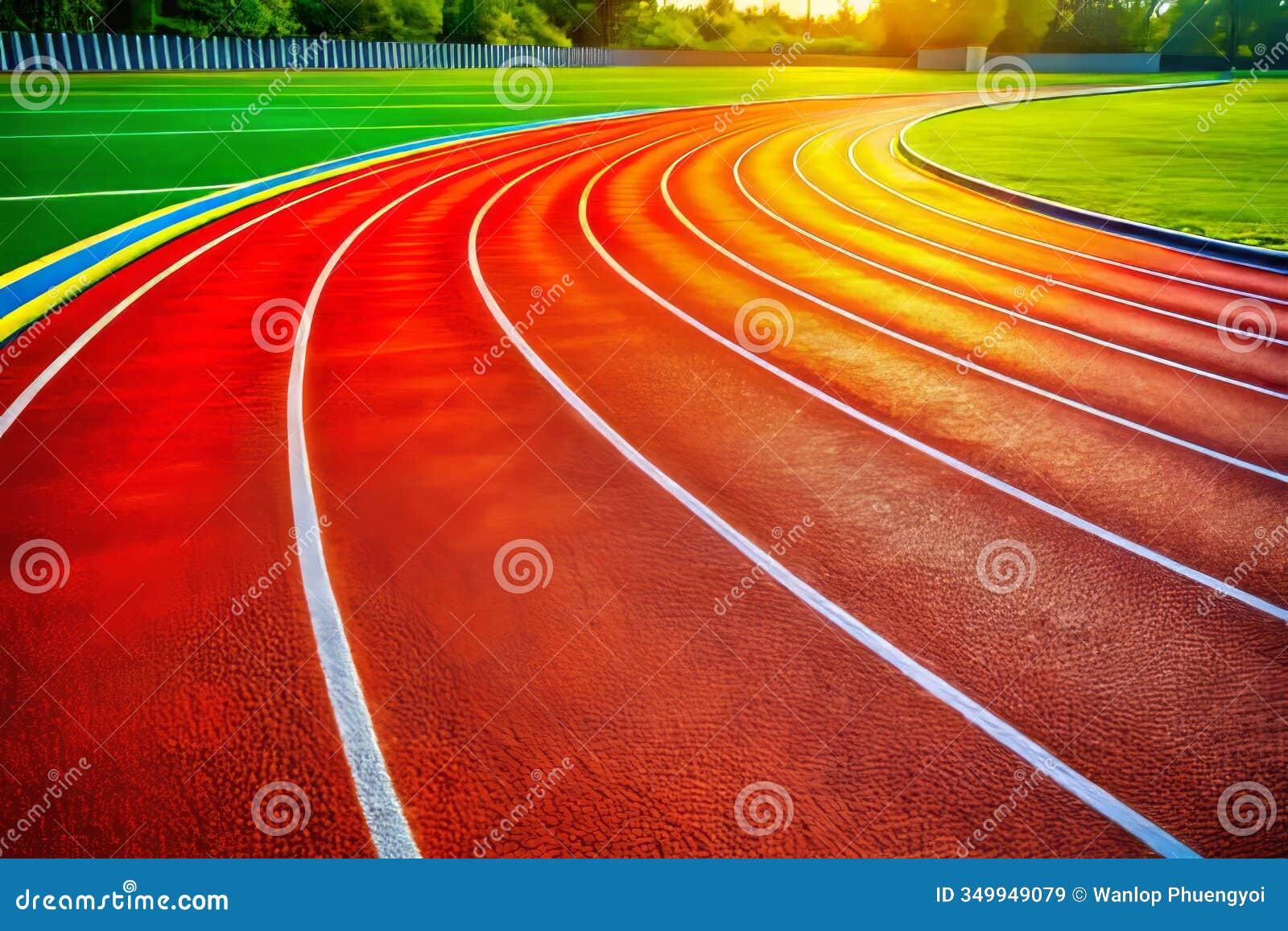 Animated Red Sports Car With Expressive Eyes On A Scenic Road Royalty ...