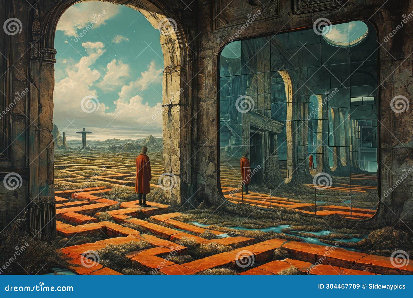 Cursed Mirror Labyrinths, Reflecting Distorted Versions Of Reality And ...