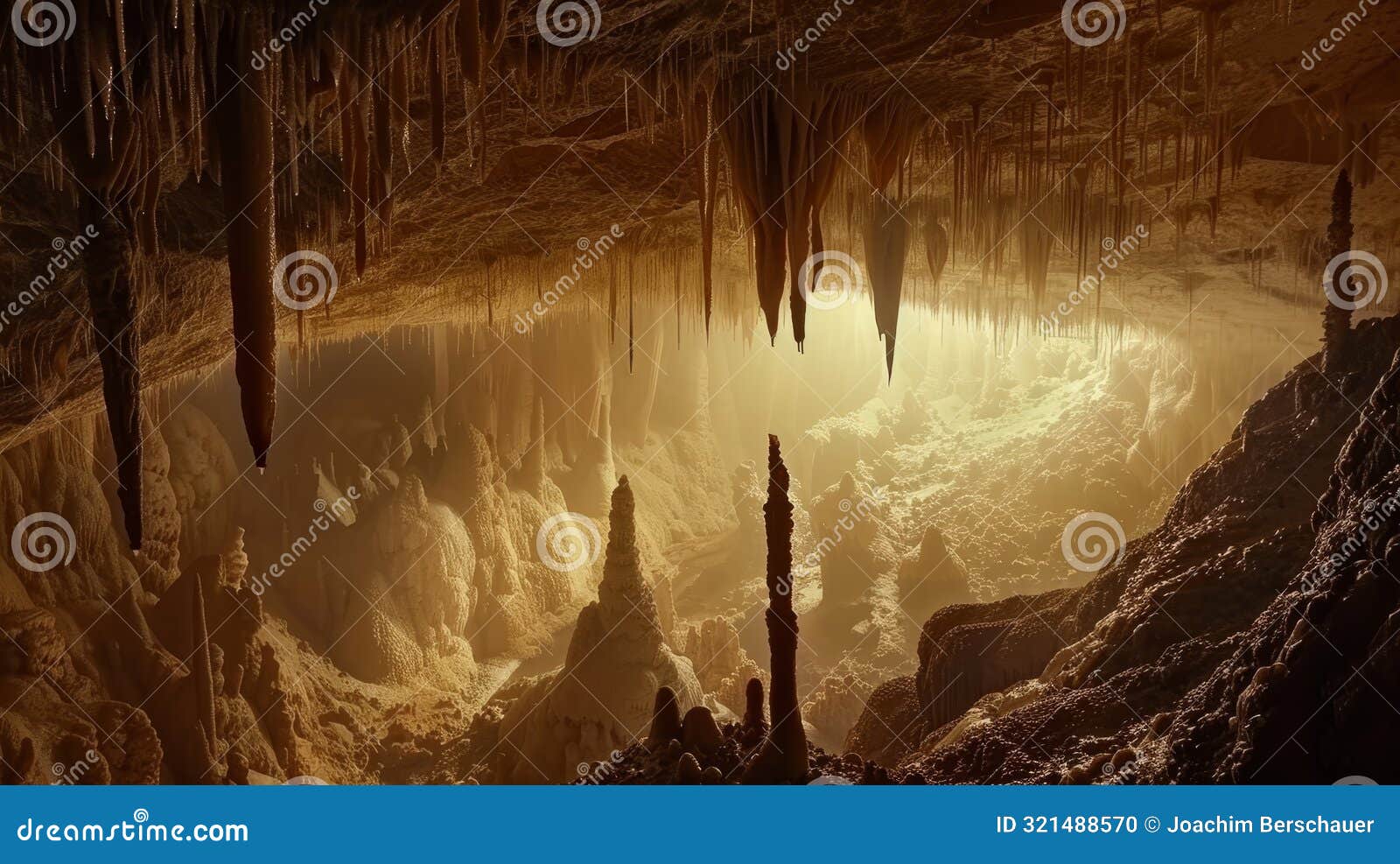 Captivating Cave Formations Featuring Delicate And Detailed Stalactites ...