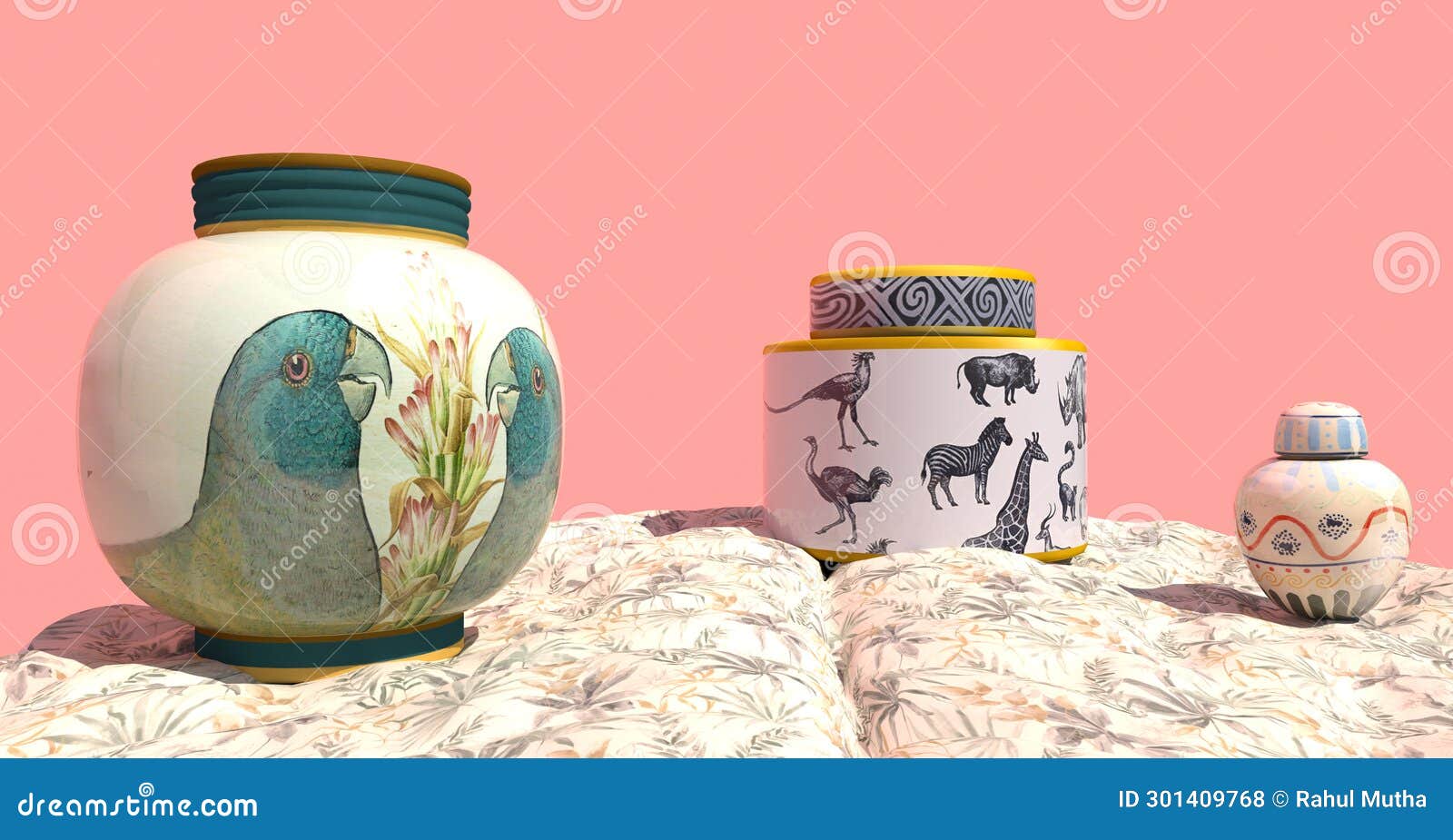 Ceramic Pickle Jar Also Known Bharani Traditional Indian Bottle Vector ...
