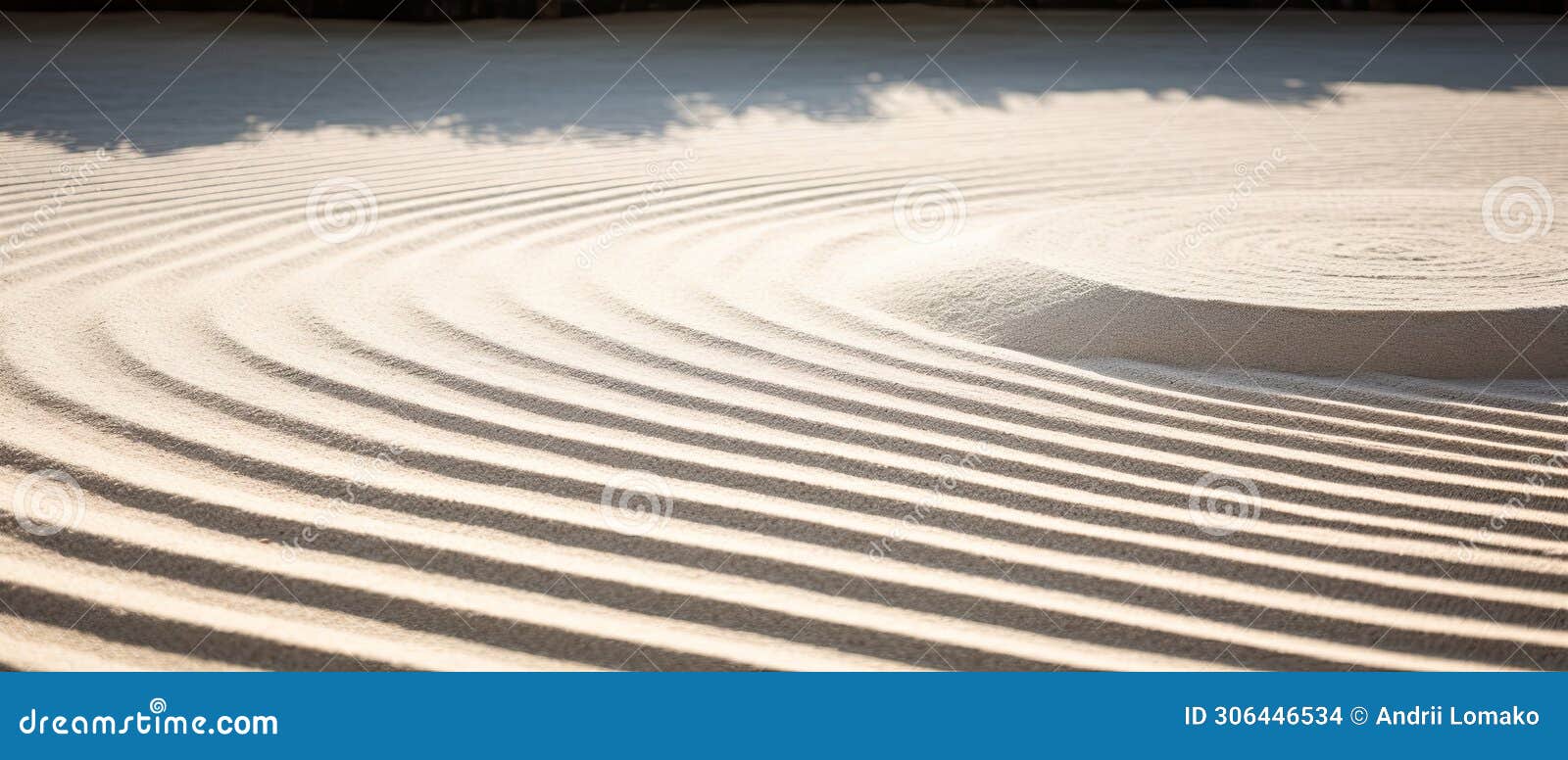 Circular Sand Pattern on Beach Stock Illustration - Illustration of ...