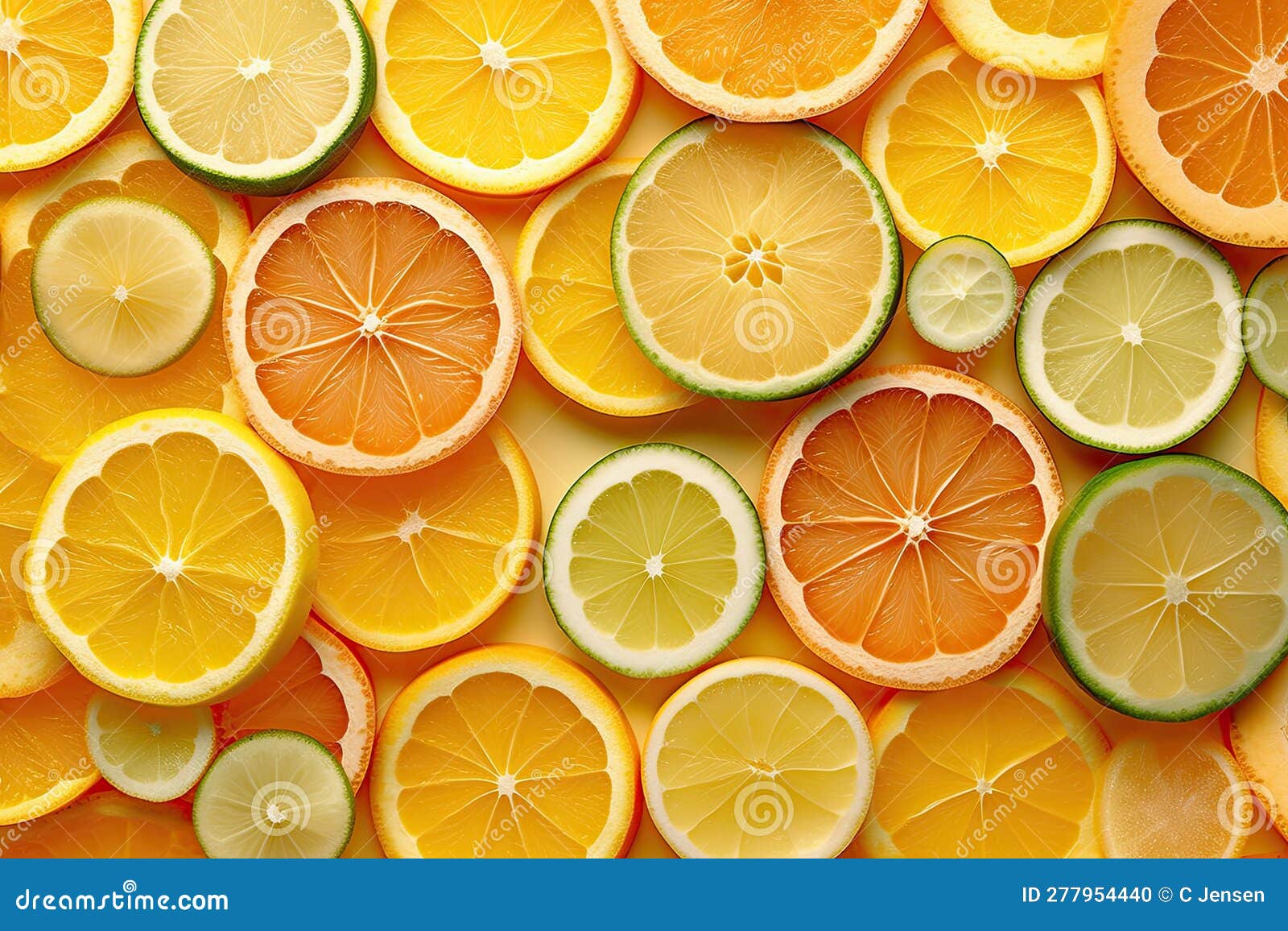 Captivating Citrus Fruit Slices Arranged in Artistic Circular Patterns ...