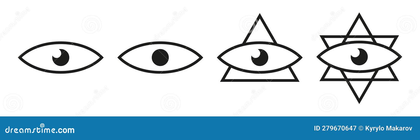 A Captivating Collection of Eye-inspired Vector Illustrations ...