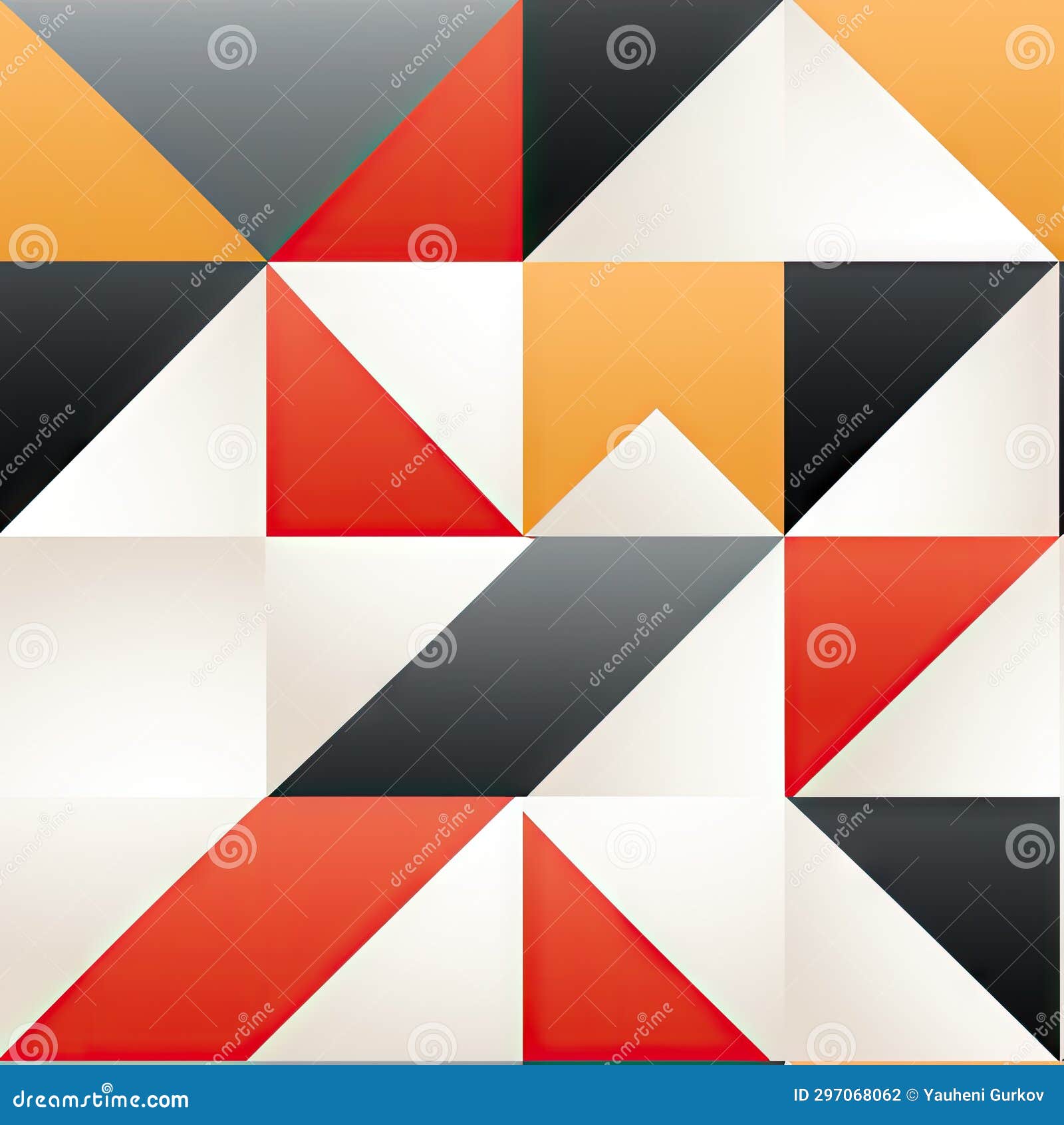 Captivating and Contemporary Seamless Pattern Design Featuring Vivid ...