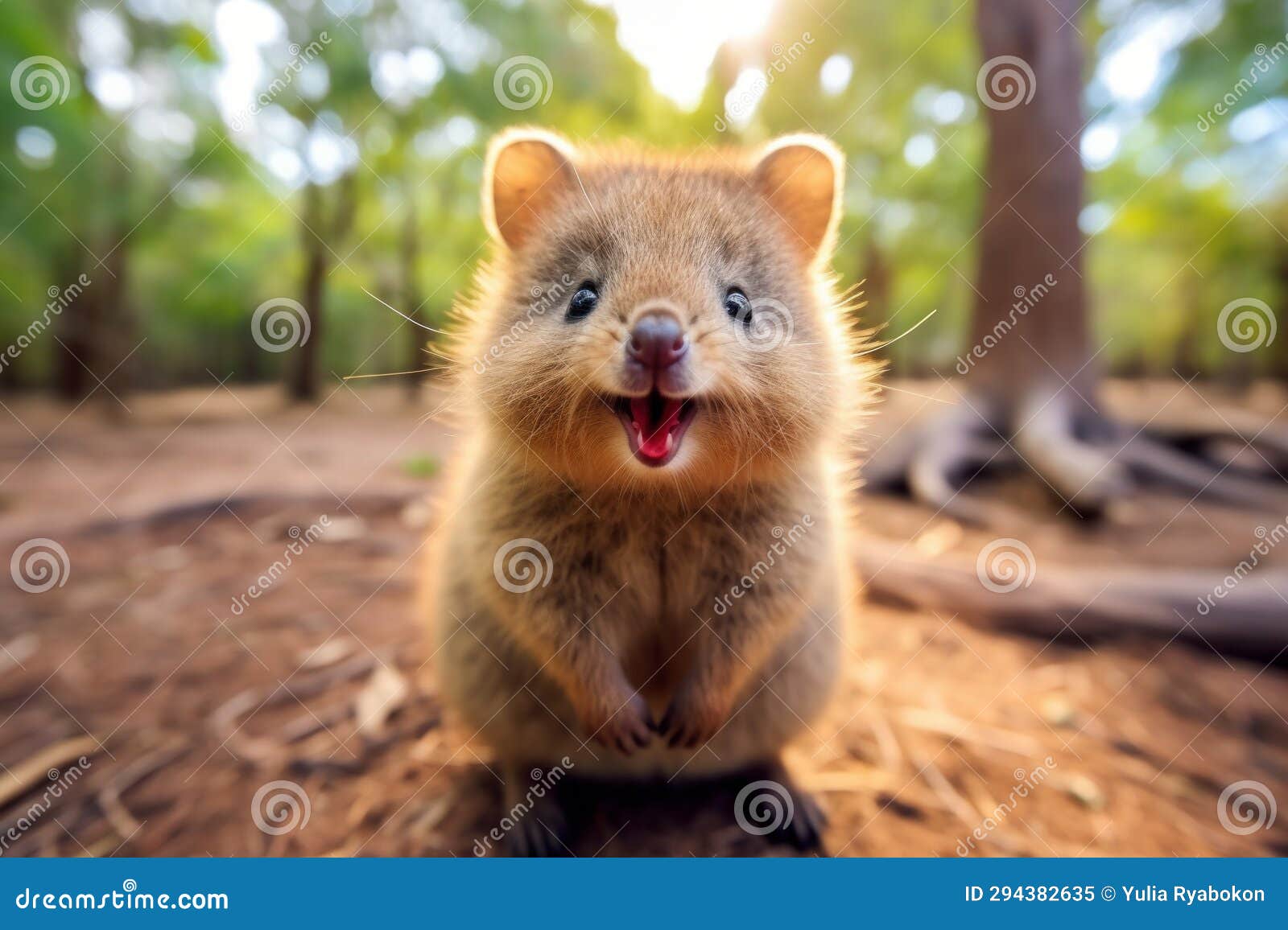 Captivating Cute Smiling Quokka. Generate AI Stock Image - Image of ...