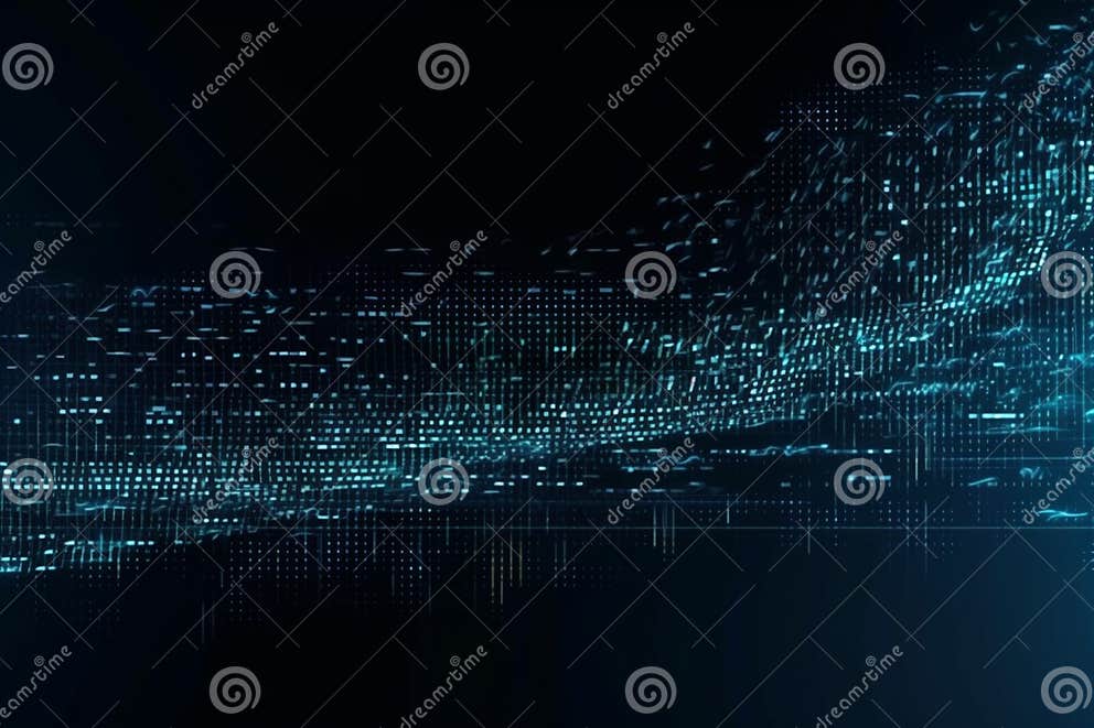 3d Illustration of Abstract Technology Background with High Tech and ...