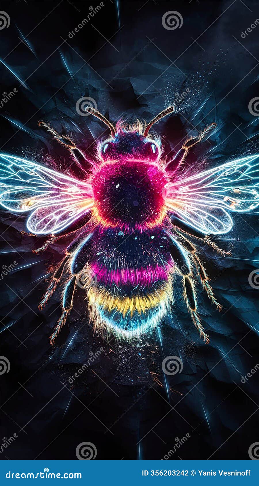 A Captivating 3D Laser Exploded Design Hologram Image Portrays a ...