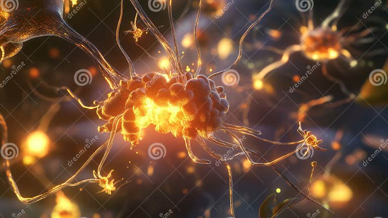 Captivating 3d Visualization of Neuron Cells in the Human Brain ...