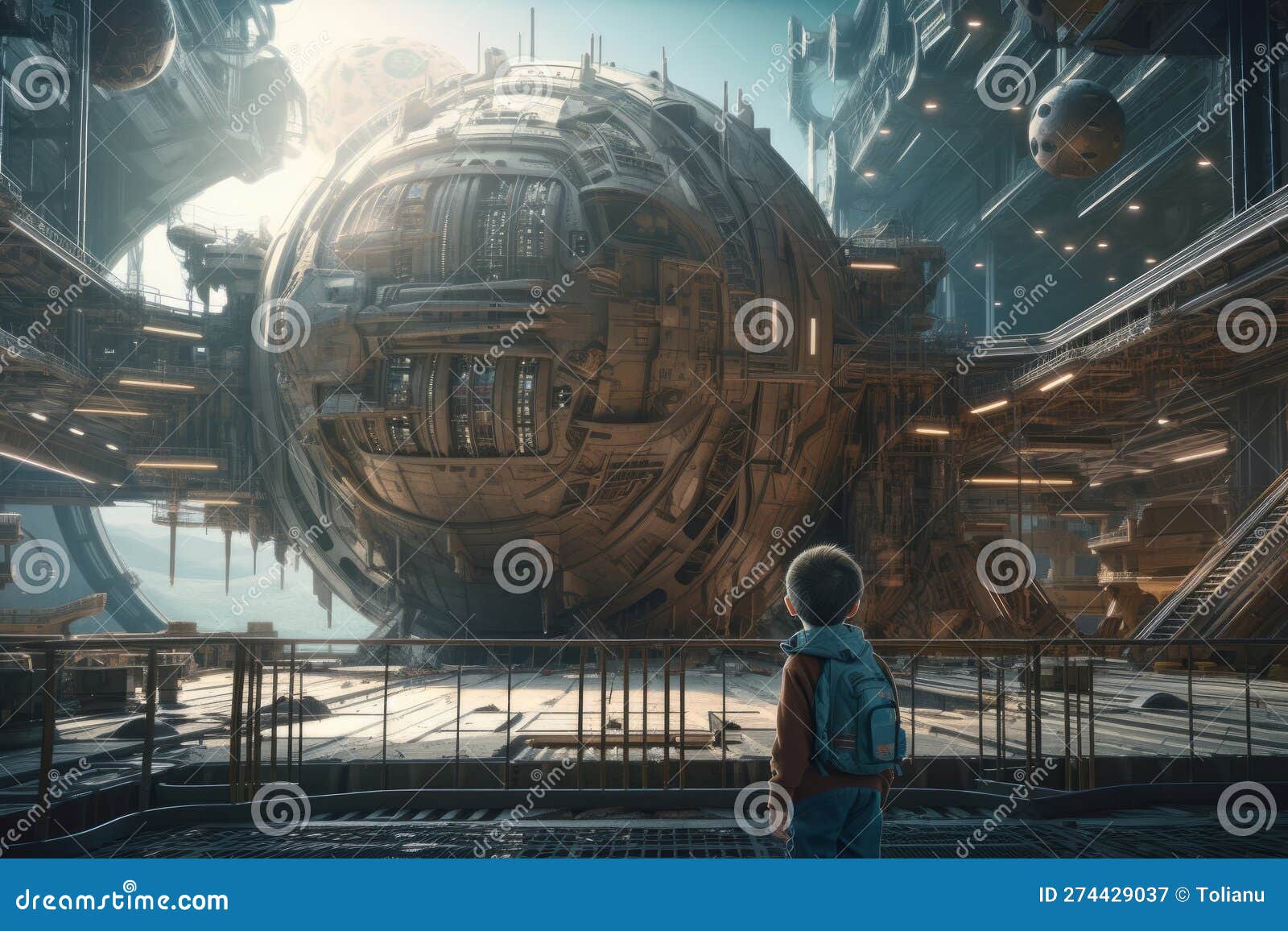 Aerodynamic Futuristic Spaceship. Generate Ai Royalty-Free Stock ...