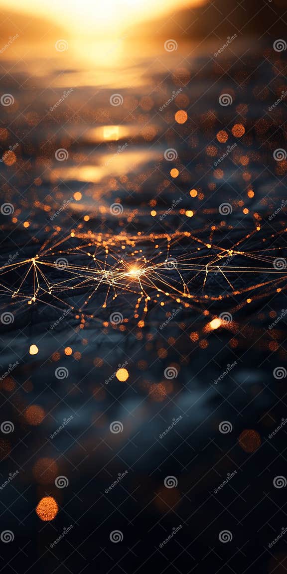 Captivating Data Points Visualization with Dramatic Light and Realistic ...